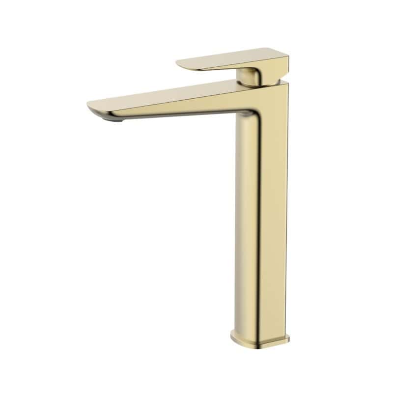 Modern tall bathroom taps with square body | B1007 02 - Lanerdi