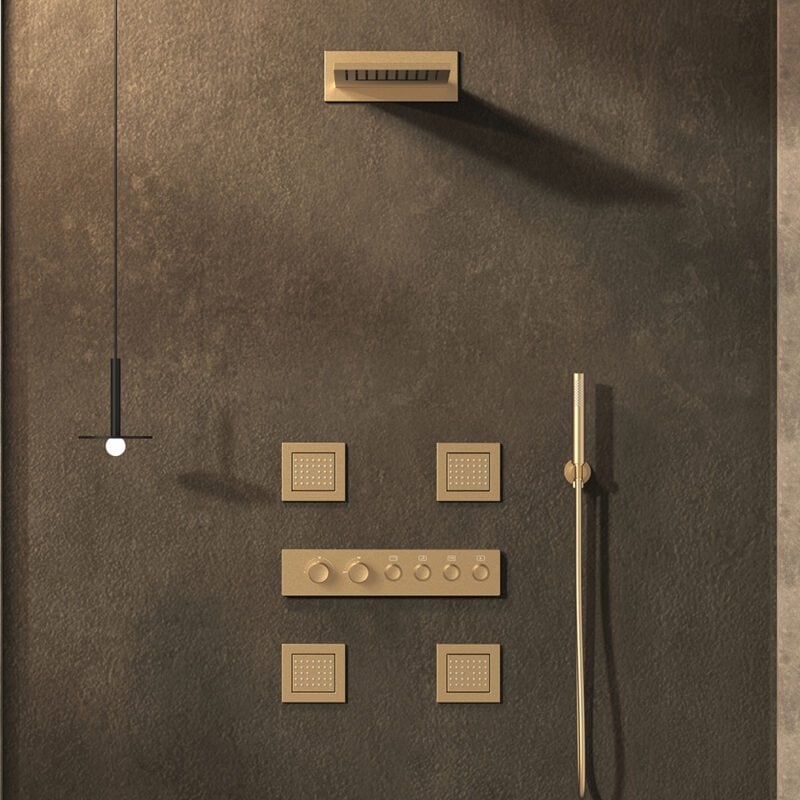 Luxury 4-way shower system with body jets | SC726A 24 - Lanerdi