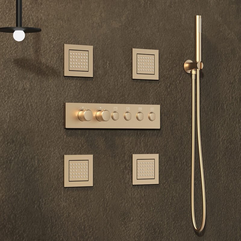 Luxury 4-way shower system with body jets | SC726A 24 - Lanerdi